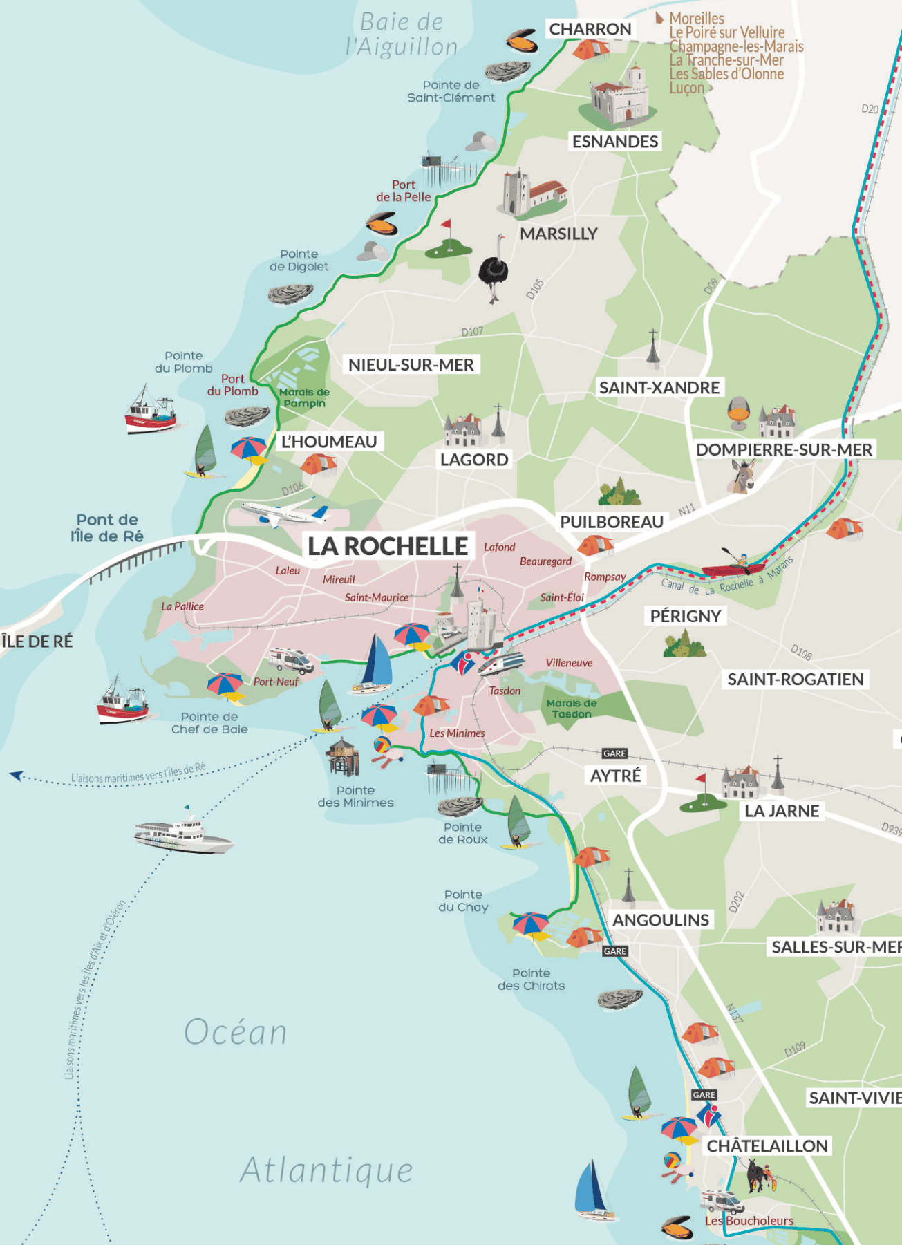 Brochures and maps of La Rochelle and the surrounding area - Nous La ...